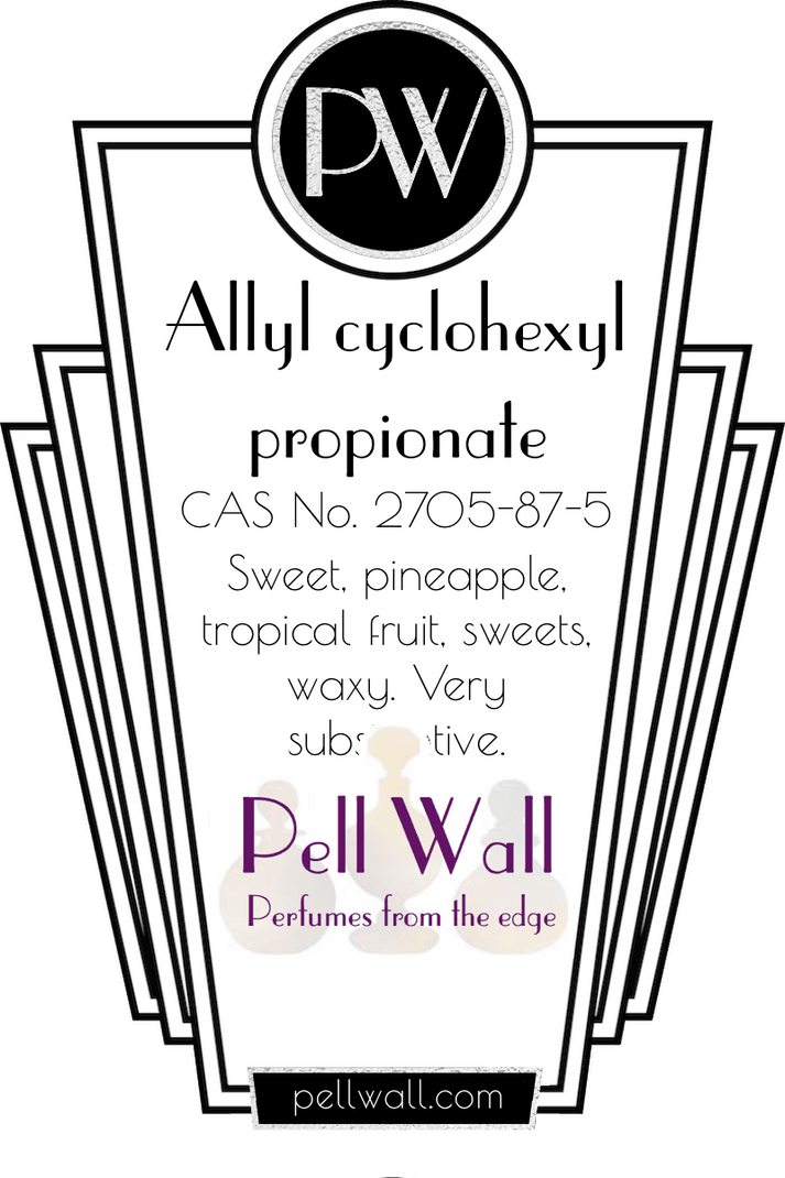 Allyl cyclohexyl propionate – Pell Wall